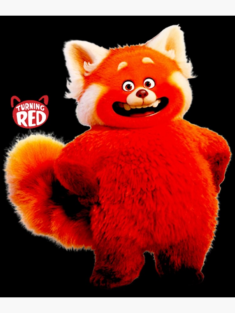 "turning red" Poster for Sale by domtazcic | Redbubble