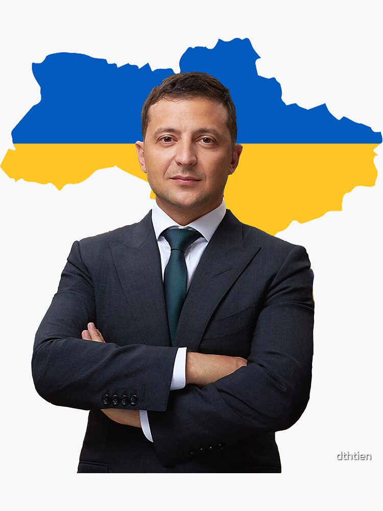 "Volodymyr zelinsky" Sticker by dthtien | Redbubble