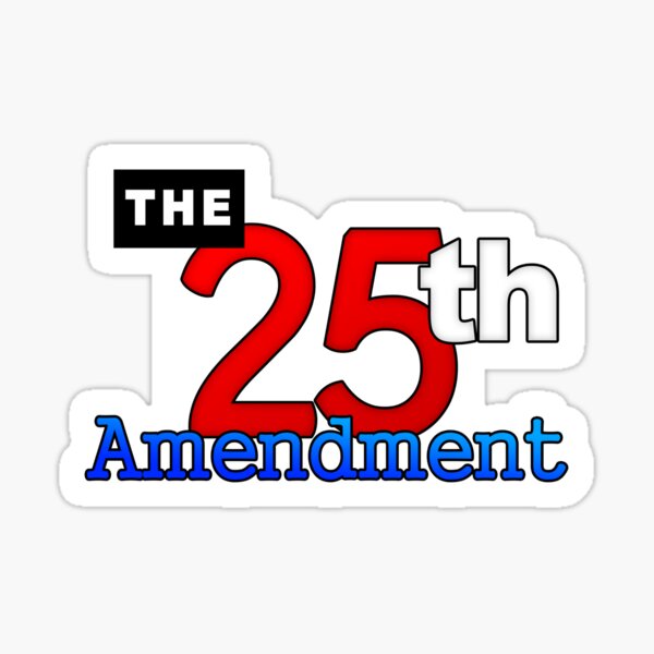 "25 th Amendment US Constitution Sticker" Sticker by BluePolitica ...