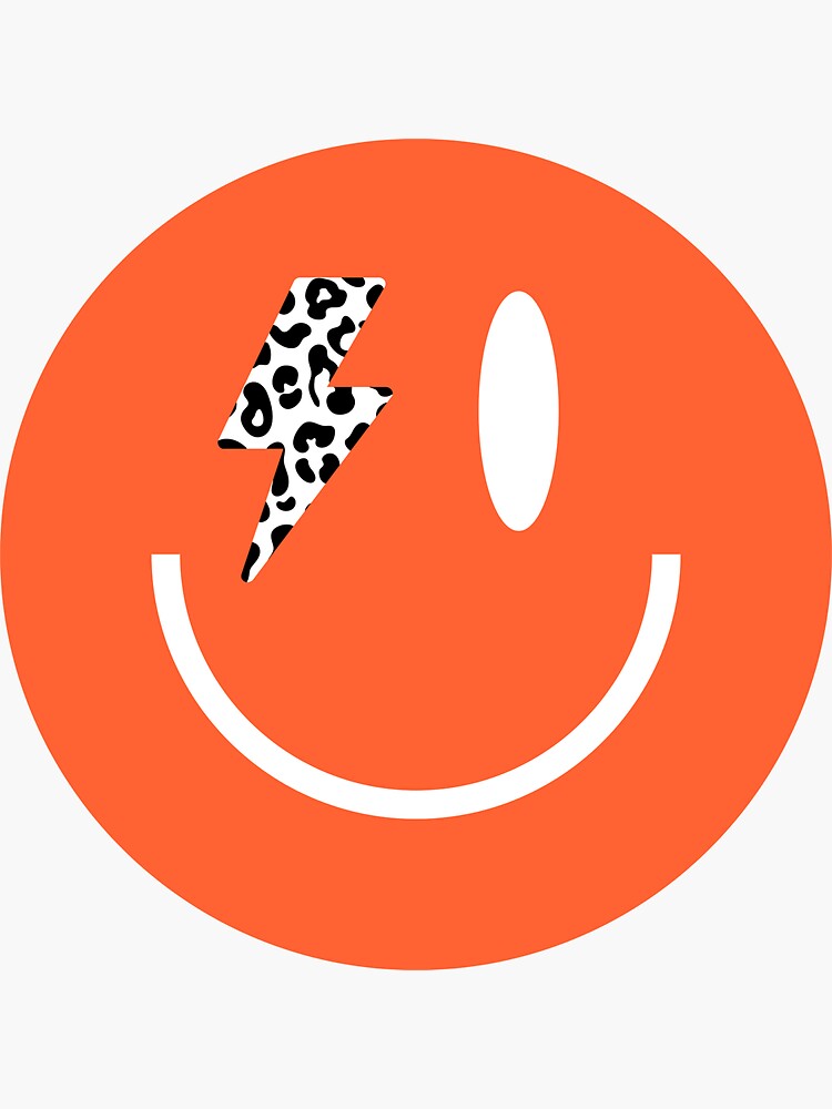 "Copy of III Preppy Smiley Face " Sticker by brookemiller801 | Redbubble