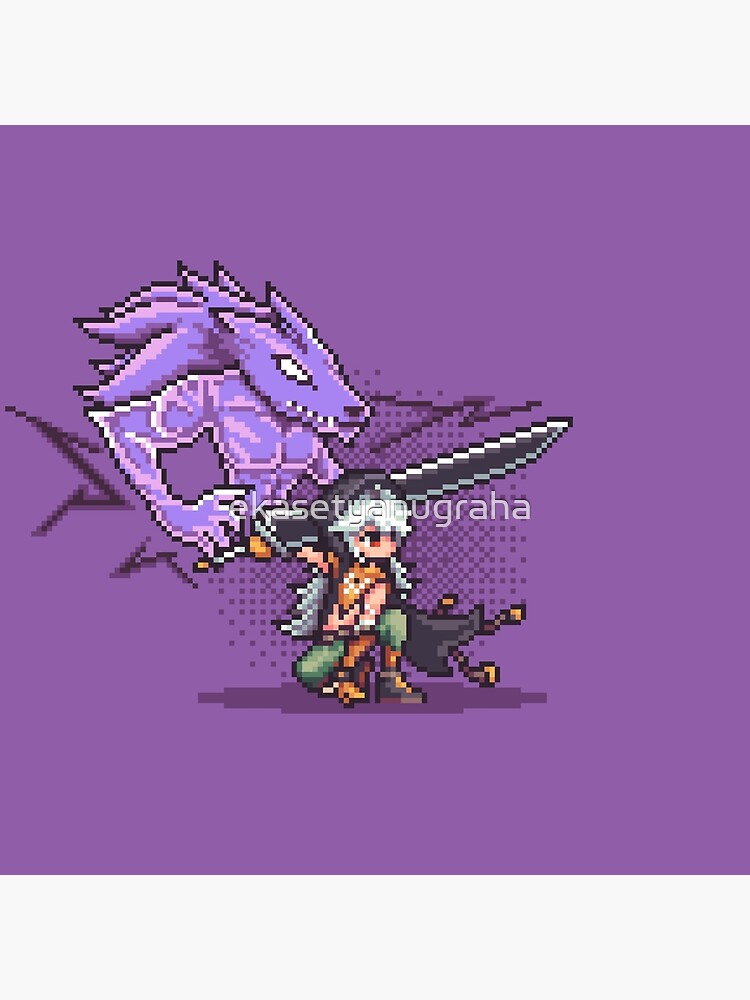 "Razor - Genshin Impact Pixel Art" Art Print by ekasetyanugraha | Redbubble
