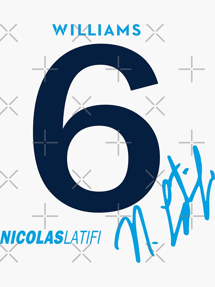 "Nicholas Latifi 6 Alternative" Sticker by FinnickArrow | Redbubble