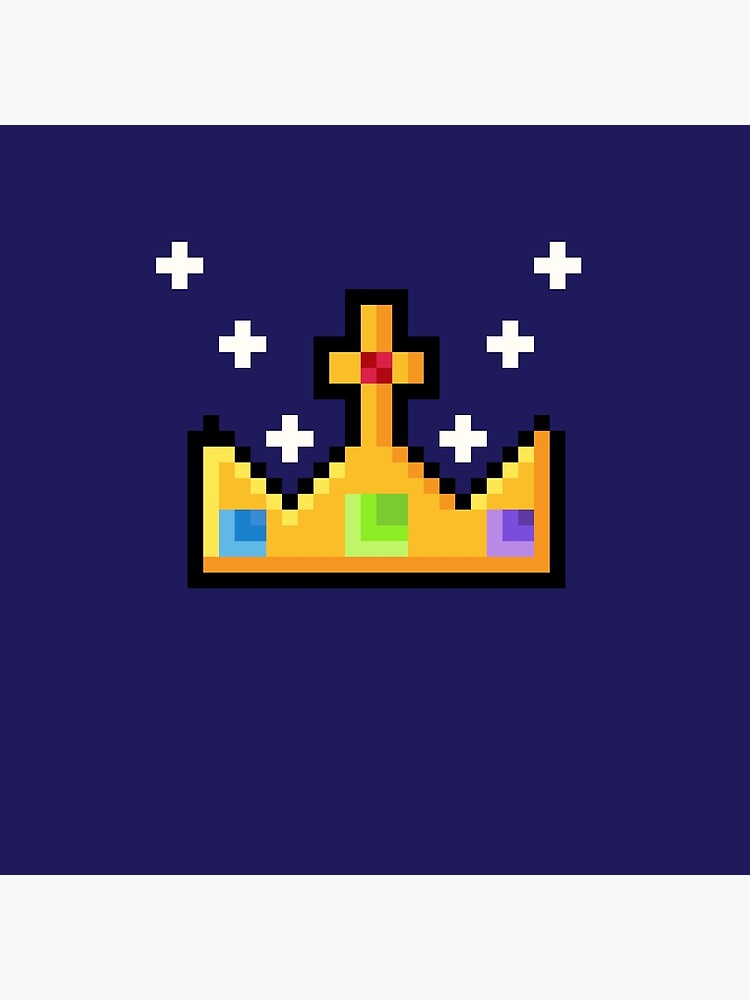 "8-bit Crown" Poster for Sale by Deucethejuice | Redbubble