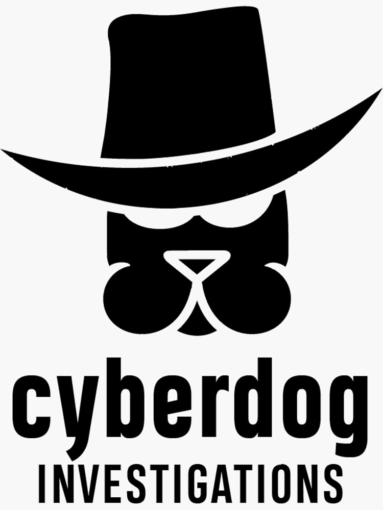 "Cyberdog Investigations Logo" Sticker by acdpcomics | Redbubble