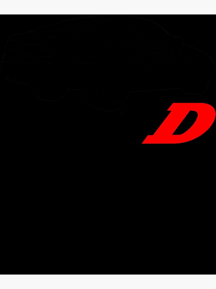 "initial D logo Classic" Poster for Sale by GavinLange | Redbubble