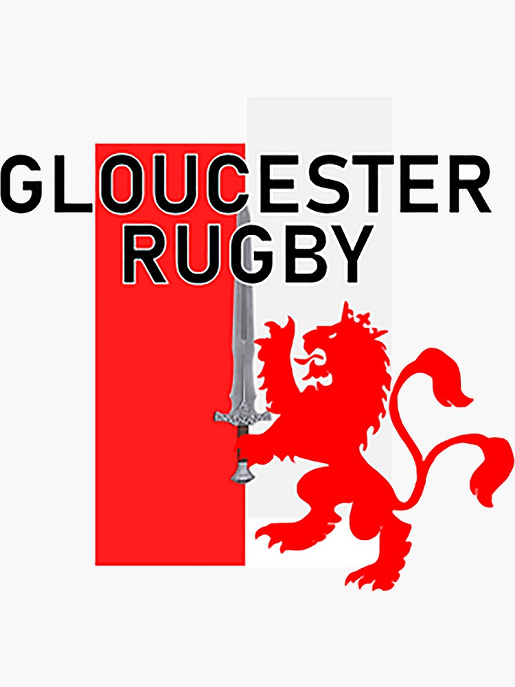 "Classic Gloucester Rugby Logo | Rugby Team | Vintage Sports Gift ...