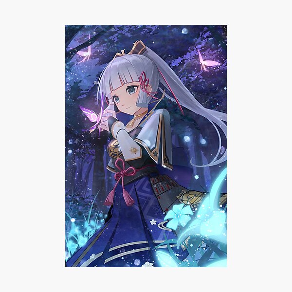 "Kamisato Ayaka Genshin Impact" Photographic Print by sasquachnime ...