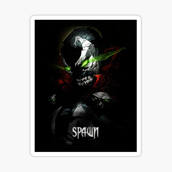"SPAWN rage lithium green Poster" Sticker by geodw5julie | Redbubble