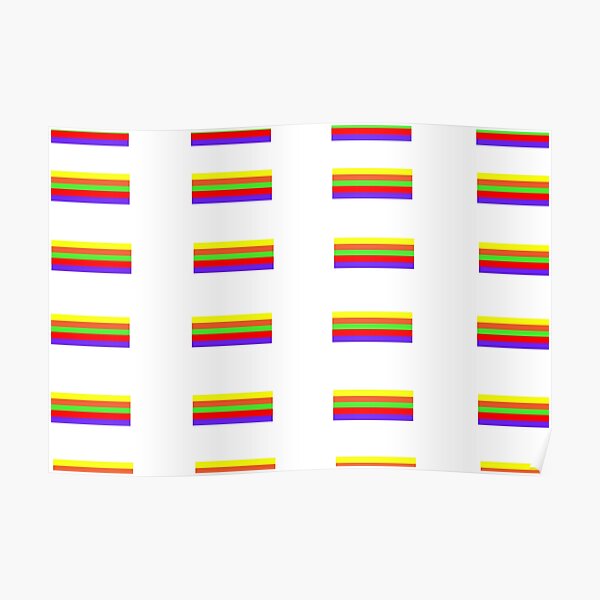 "Rainbow lines lgbtq patterns " Poster for Sale by BeccaKenDesigns ...