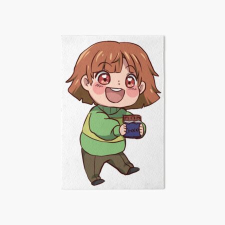"Chara Dreemurr loves Chocolate (chibi)" Art Board Print for Sale by ...