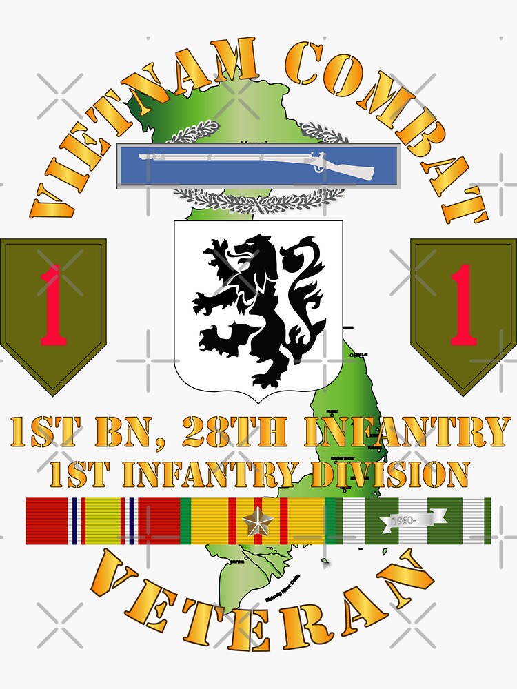 "Army - Vietnam Combat Infantry Veteran w 1st Bn 28th Inf 1st Inf Div ...
