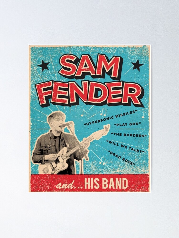 "Sam fender " Poster for Sale by Yeyherewego | Redbubble