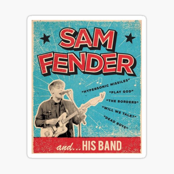 "Sam fender " Sticker by Yeyherewego | Redbubble