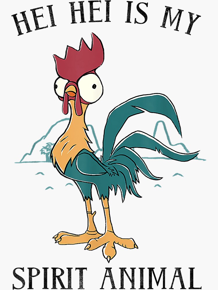 "Spirit My Hei Hei Animal Is" Sticker by nunezvirgoezsnk | Redbubble