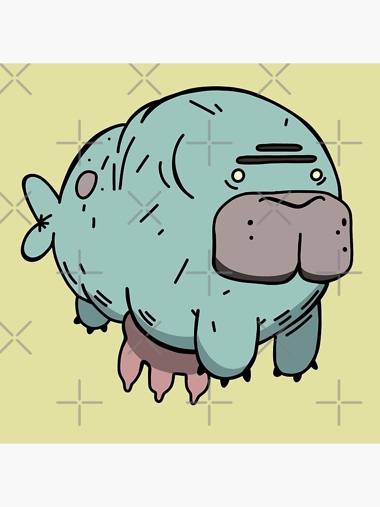 Gassy Moo Critter Oxygen Not Included Premium Matte Vertical Poster ...