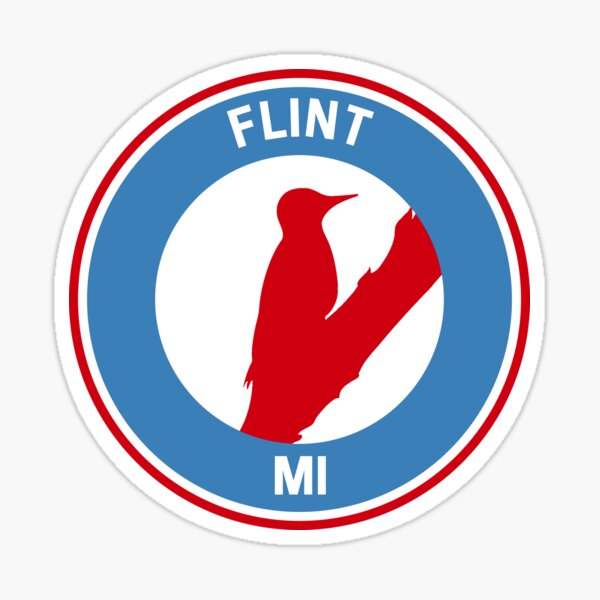 "Vintage Flint Michigan" Sticker for Sale by fearcity | Redbubble
