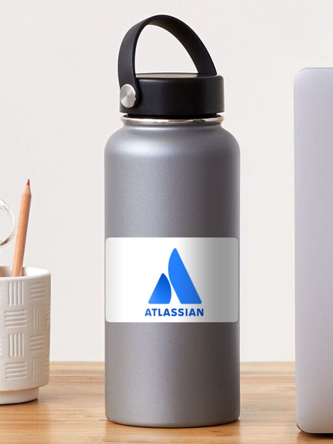"atlassian logo" Sticker for Sale by 123Gangrene | Redbubble