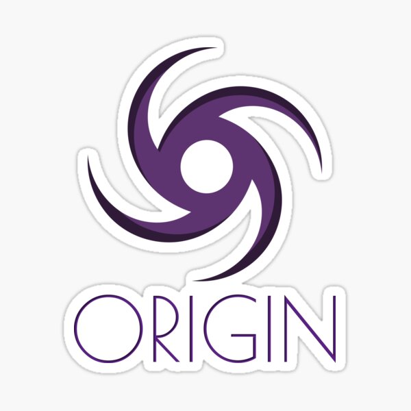 "Origin" Sticker by TridentDesign | Redbubble