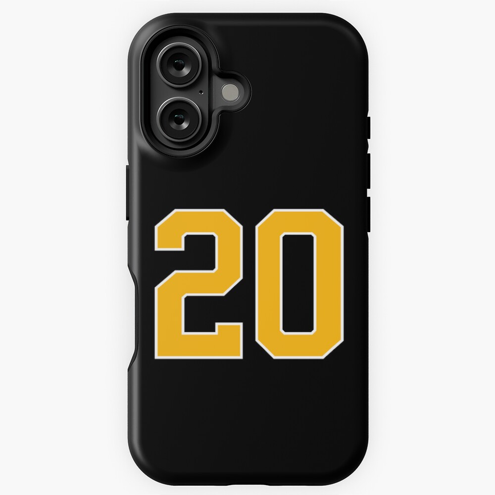 "Yellow Number 20 lucky sports jersey twenty" Sticker for Sale by ...