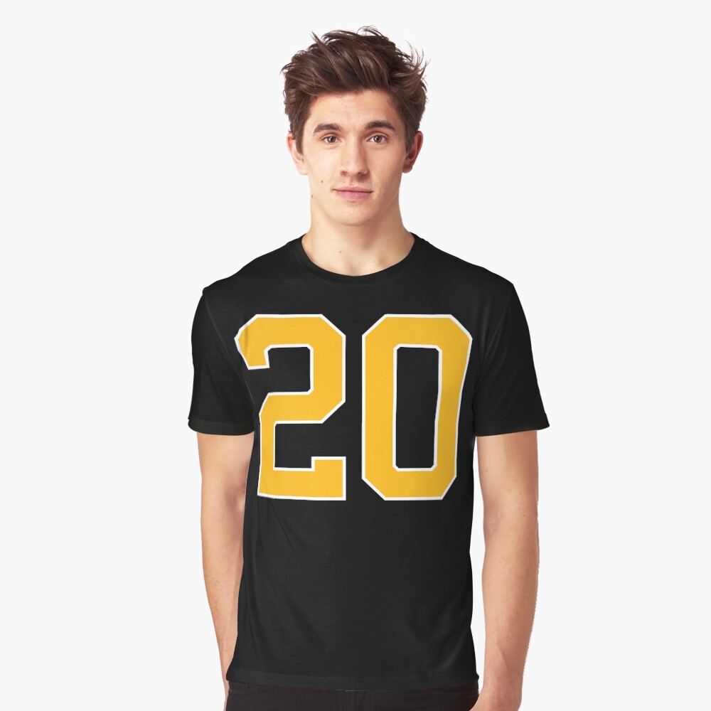 "Yellow Number 20 lucky sports jersey twenty" Sticker for Sale by ...