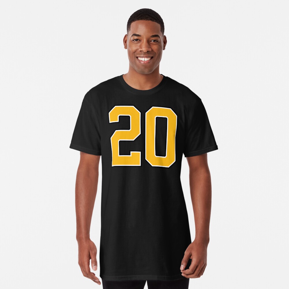 "Yellow Number 20 lucky sports jersey twenty" Sticker for Sale by ...