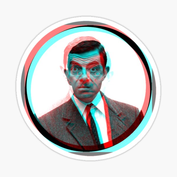 "Mr Bean 3 D (logo rond) - édition 2020 Classic ." Sticker by ...