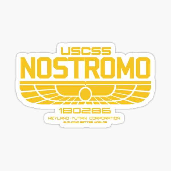 "USCSS NOSTROMO LOGO" Sticker by SaineTine | Redbubble