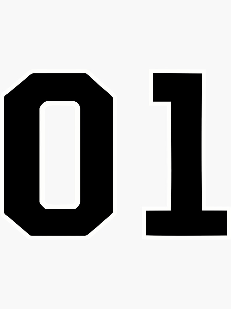 "01 Binary - General Lee Font Sticker" Sticker for Sale by MiroaPense ...