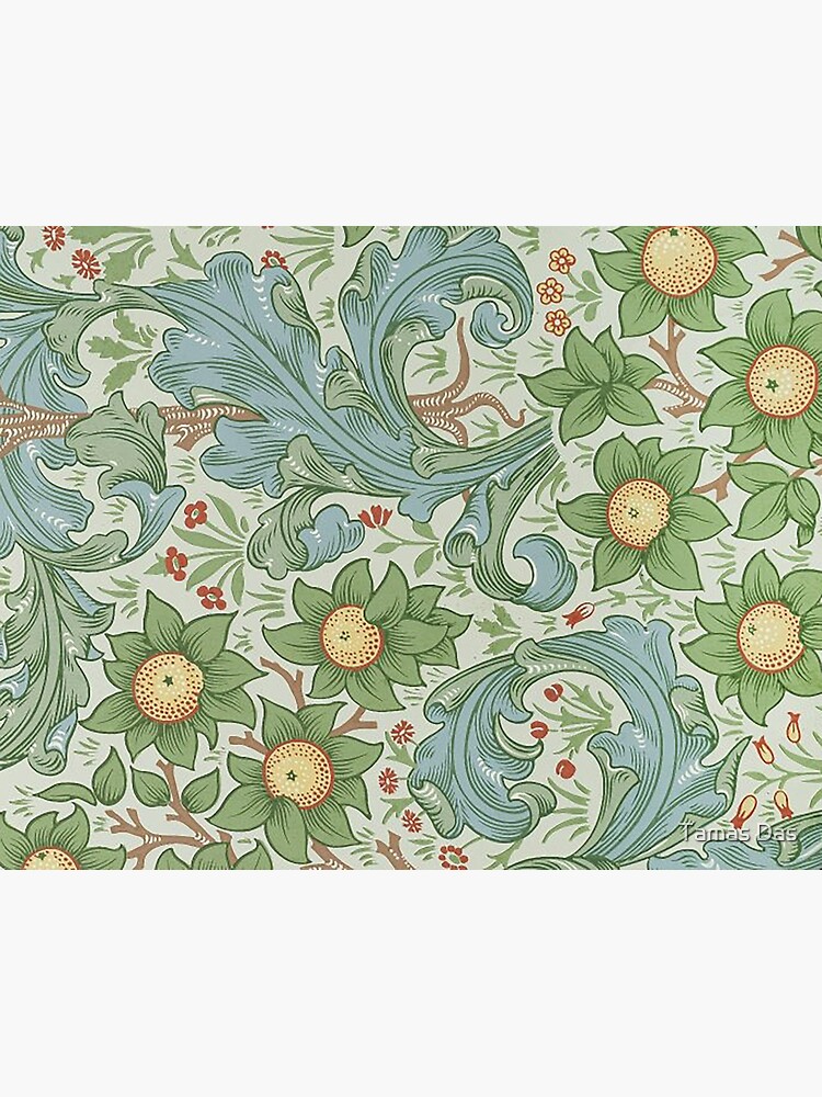 " William Morris Vintage Orchard Pattern - Victorian Fruits &Green ...