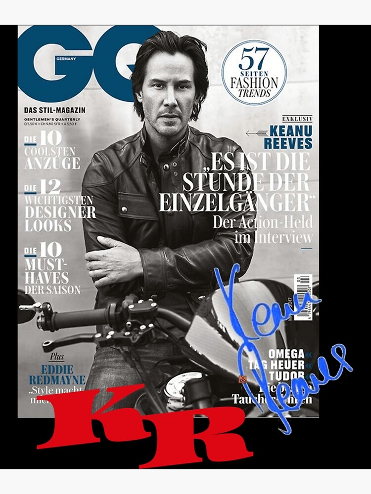 "Keanu Reeves GO Magazine (With His Signature) by ACCI Classic ...