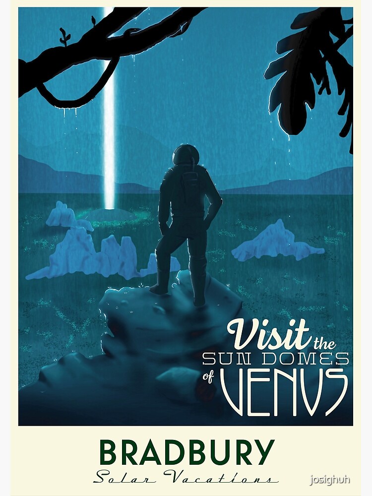 "Ray Bradbury - “The Long Rain” Travel Poster" Photographic Print by ...