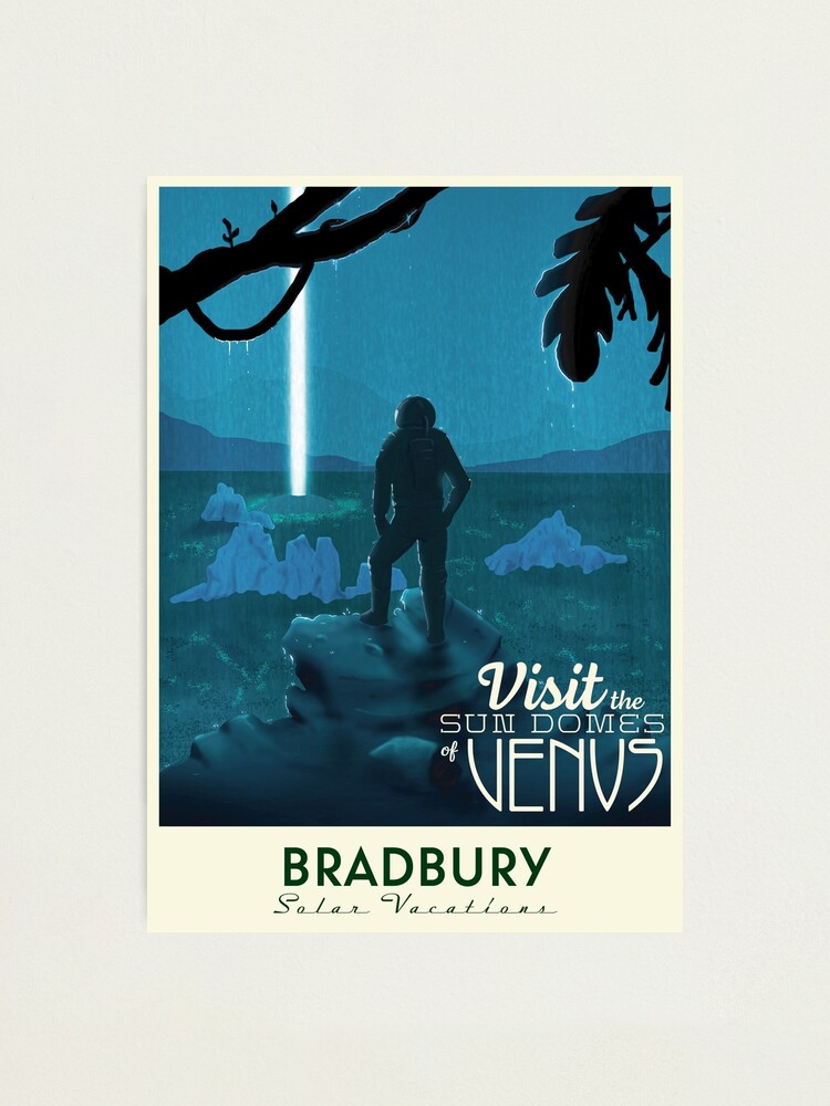 "Ray Bradbury - “The Long Rain” Travel Poster" Photographic Print by ...