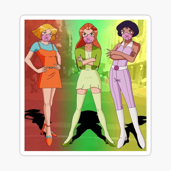 "Totally Spies Safety " Sticker for Sale by Kamila19 | Redbubble