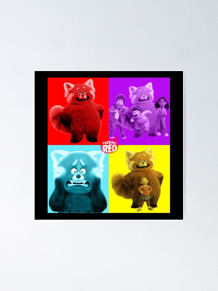 "retro turning red funny" Poster for Sale by Sethshirley | Redbubble