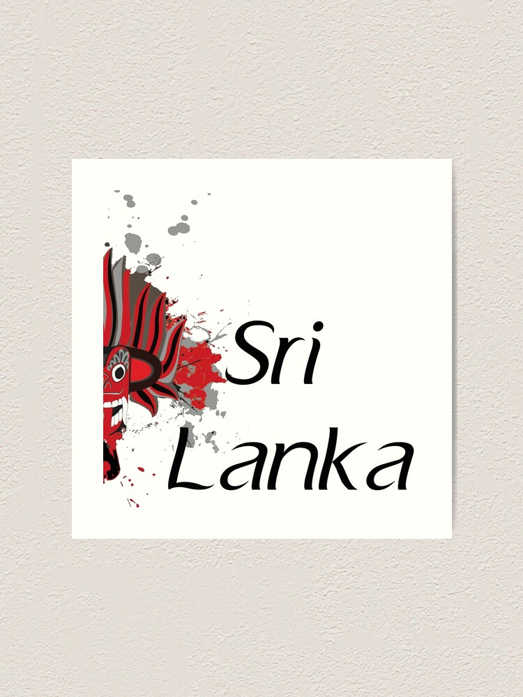 "Sri Lanka Gara Yaka" Art Print for Sale by chamgunat | Redbubble
