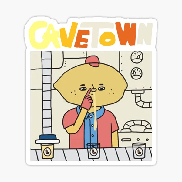 "Funny Cavetown" Sticker by option1234 | Redbubble