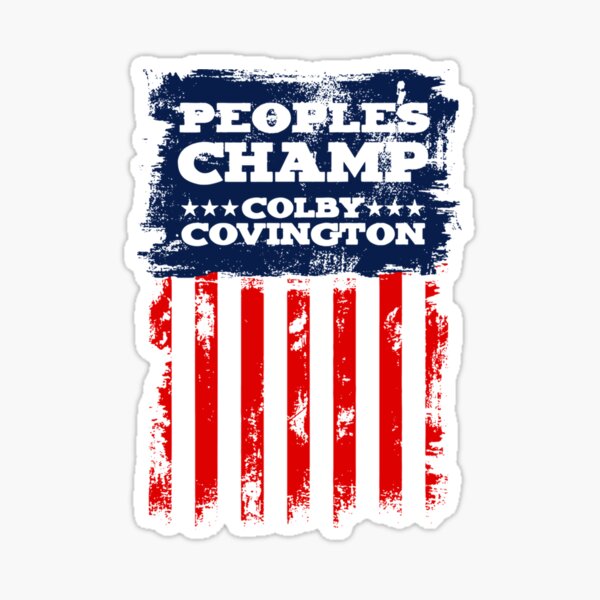"COLBY COVINGTON " Sticker by GaigSavann | Redbubble