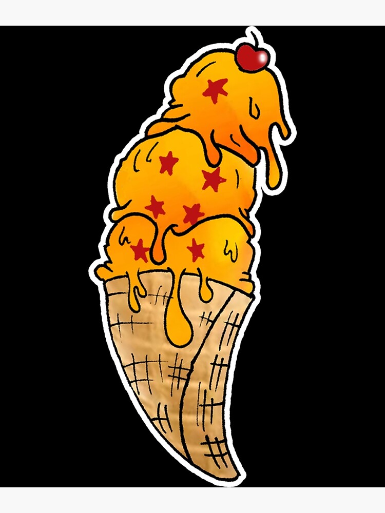 "Dragon Ball Ice Cream Classic " Poster for Sale by leadydzdevit ...