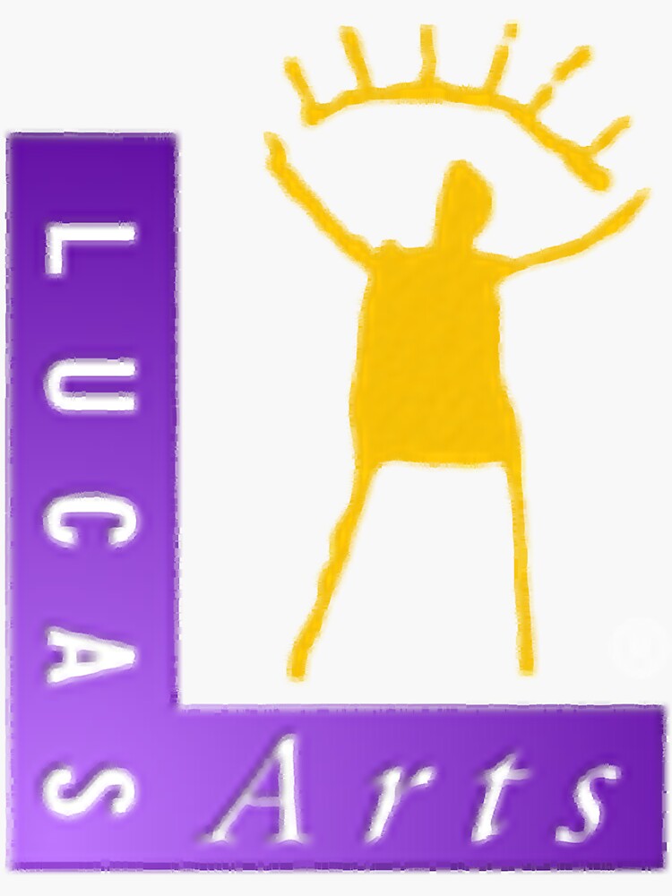 "LucasArts logo Classic" Sticker by VictoriaZelko | Redbubble