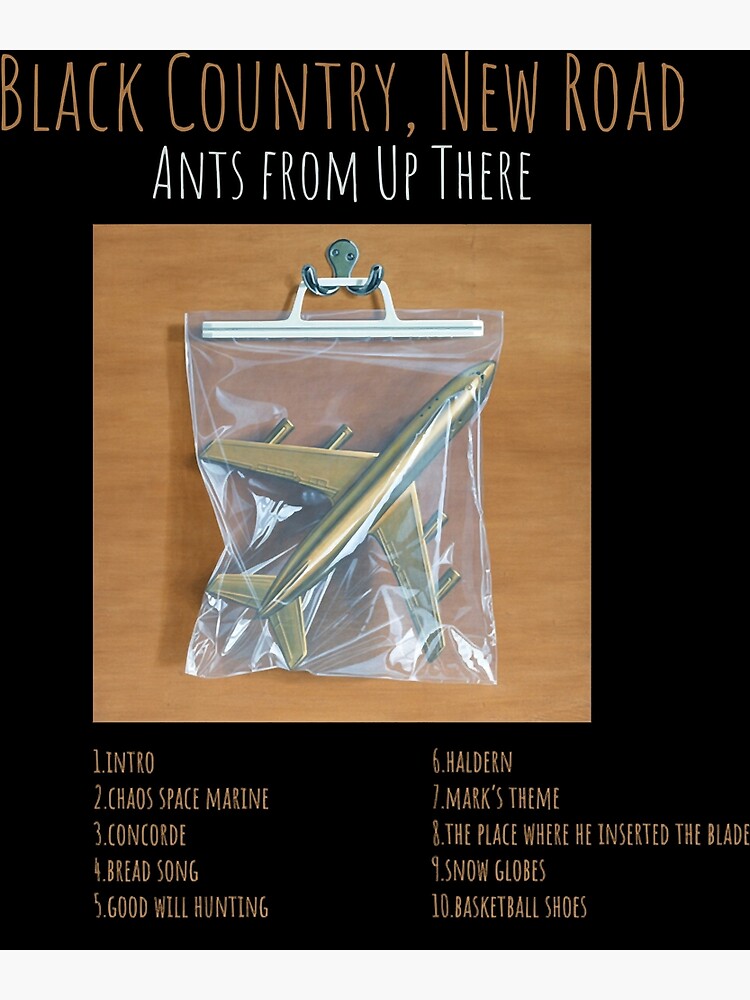 Póster «Black Country, New Road - Ants from Up There - Álbum TRACKLIST ...
