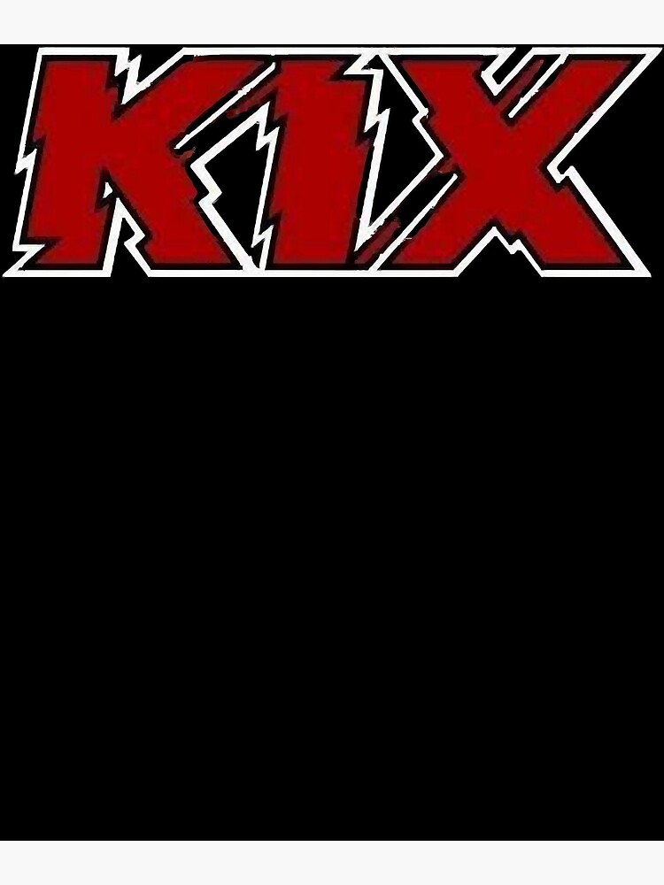 "Kix Band Logo" Poster for Sale by taroartisha75 | Redbubble