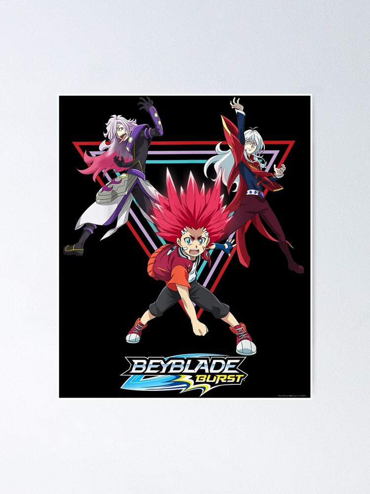 "BEYBLADE BURST TURBO TRIANGLE GROUP" Poster by FerhanHasani | Redbubble