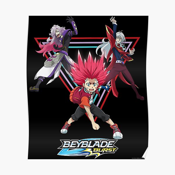 "BEYBLADE BURST TURBO TRIANGLE GROUP" Poster by FerhanHasani | Redbubble