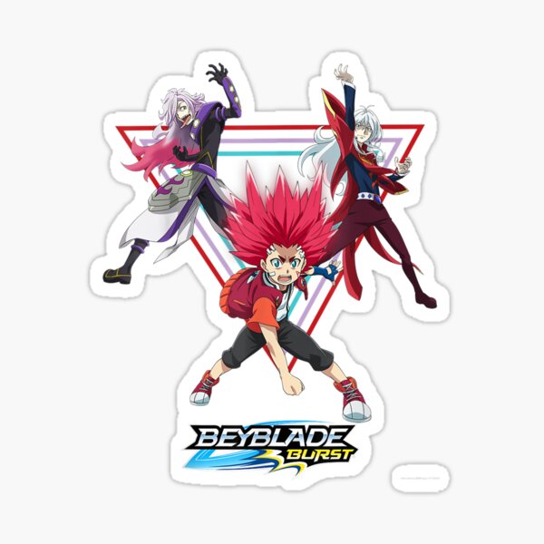 "BEYBLADE BURST TURBO TRIANGLE GROUP" Sticker by FerhanHasani | Redbubble