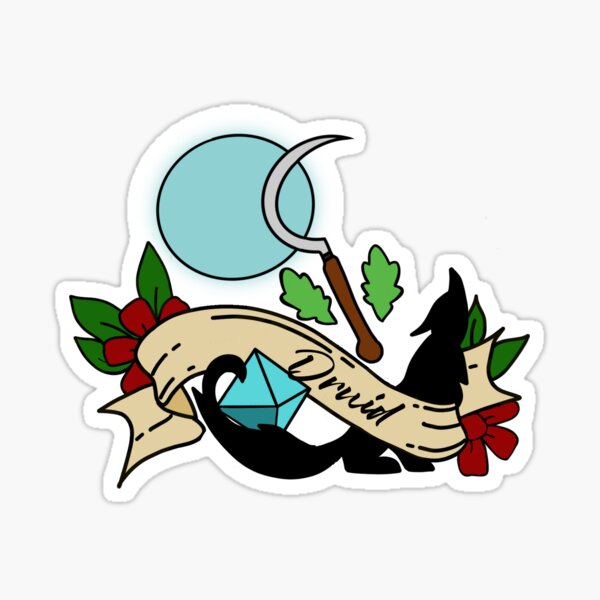 "Druid Banner" Sticker for Sale by FelixTurtle | Redbubble