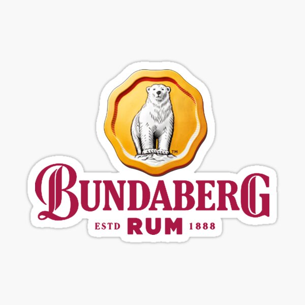 "Bundaberg Rum design" Sticker by qaqakima | Redbubble