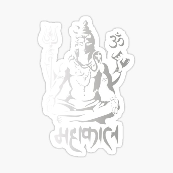 "MAHAKAAL MAHADEV GOD" Sticker by lalitrajput003 | Redbubble