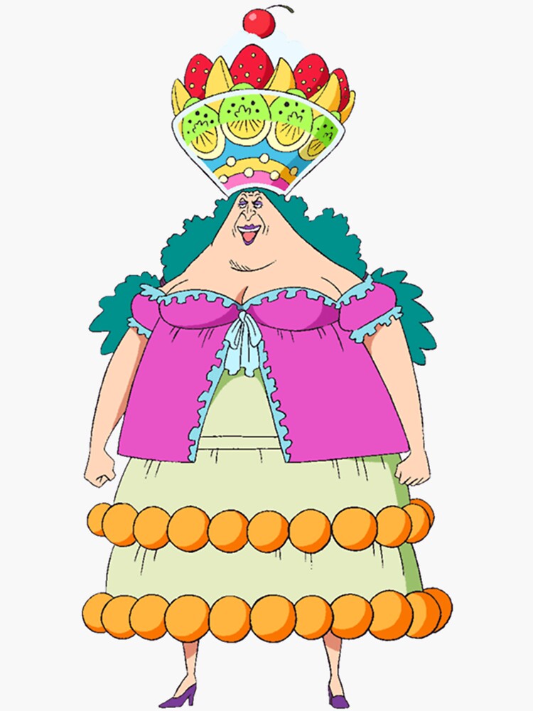 "One Piece Charlotte Compote Classic ." Sticker by macinaapespe | Redbubble
