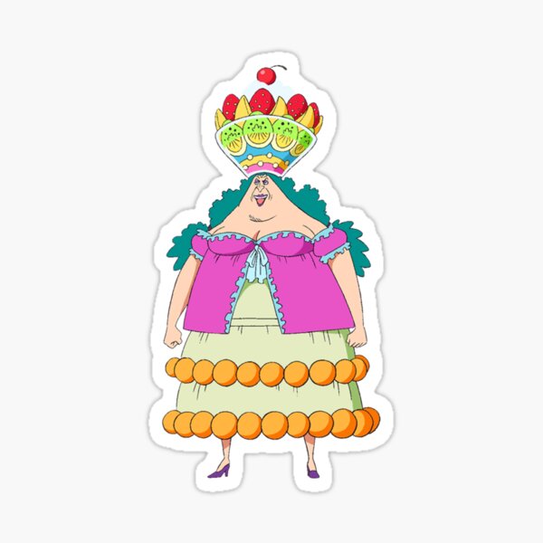 "One Piece Charlotte Compote Classic ." Sticker by macinaapespe | Redbubble