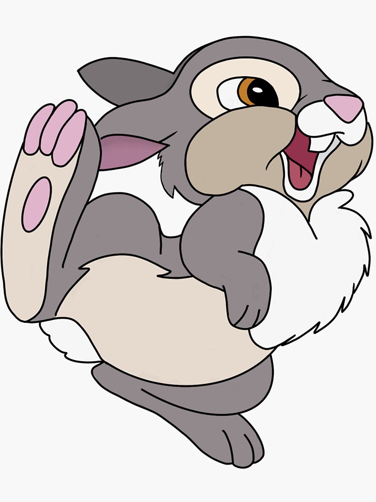 "Thumper Sticker" Sticker for Sale by BjornStein | Redbubble